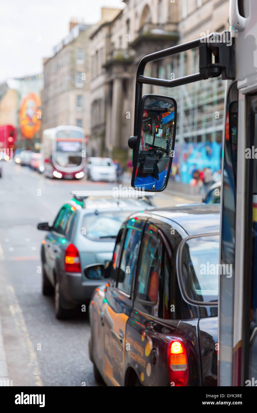 Rear view mirror bus hi-res stock photography and images - Alamy