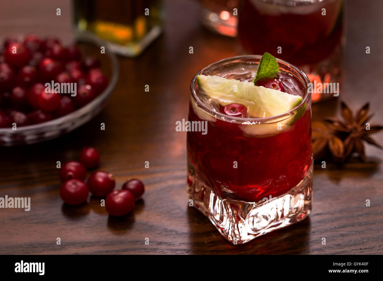 Vodka and cranberry drink hi-res stock photography and images - Alamy