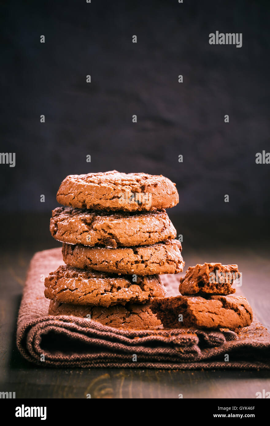 Stack of cookies Stock Photo - Alamy