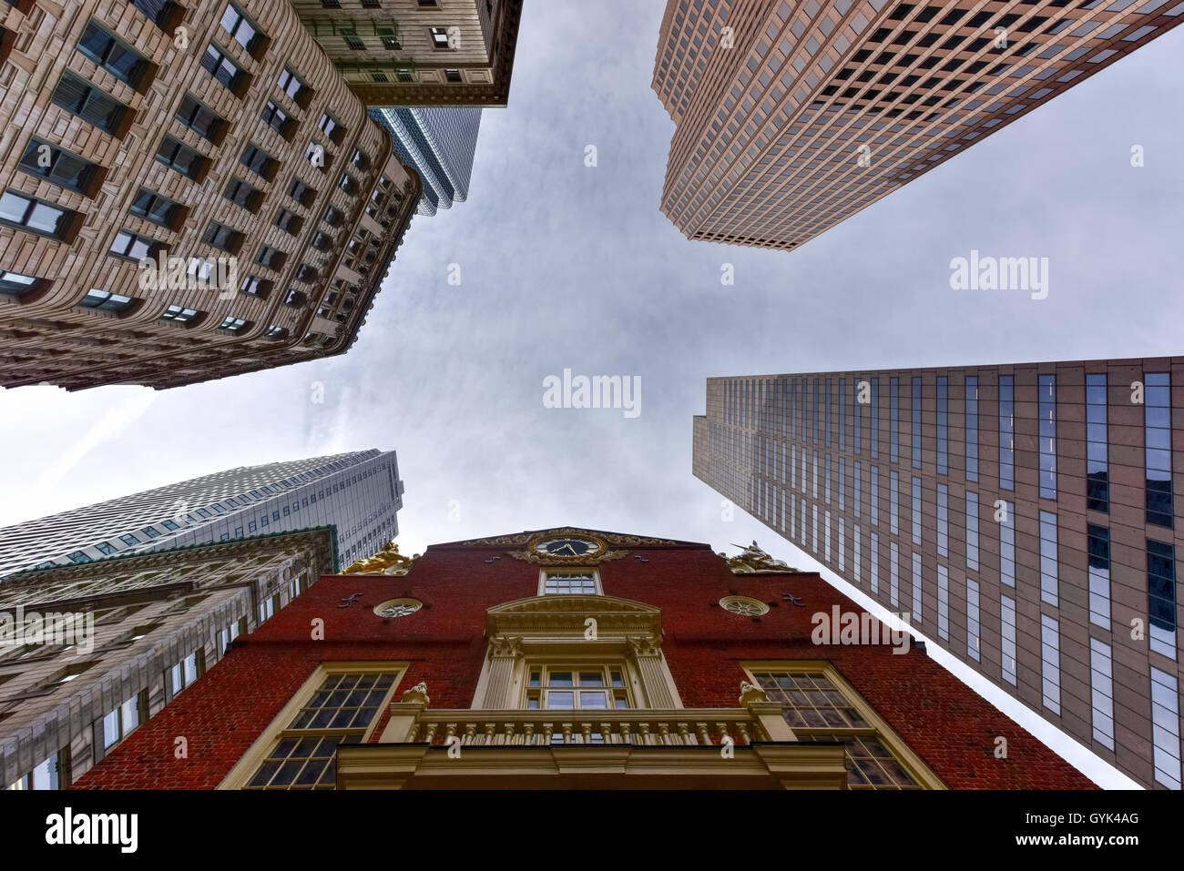 Boston Old State House building in Massachusetts USA Stock Photo - Alamy