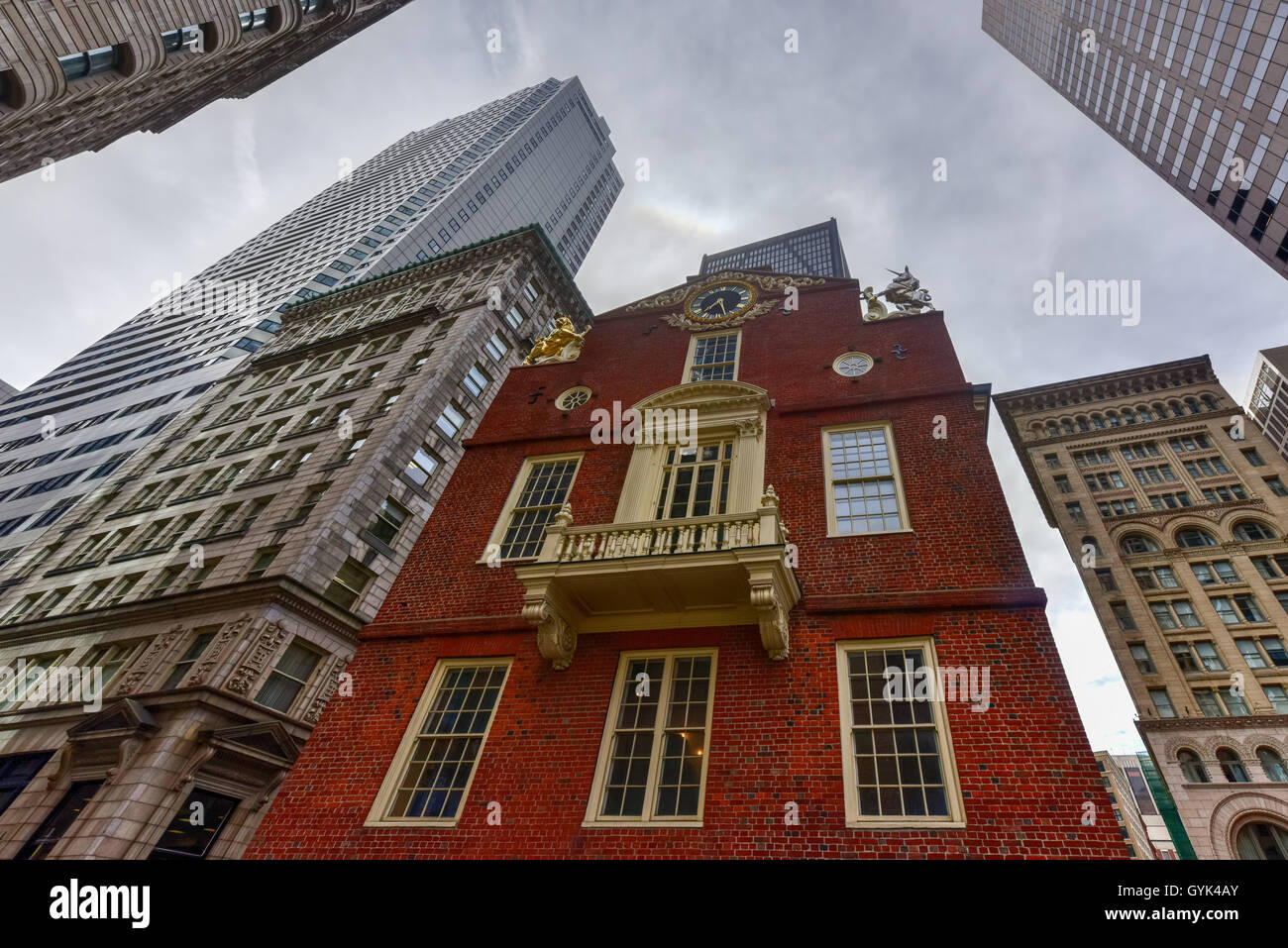 Boston Old State House building in Massachusetts USA Stock Photo - Alamy