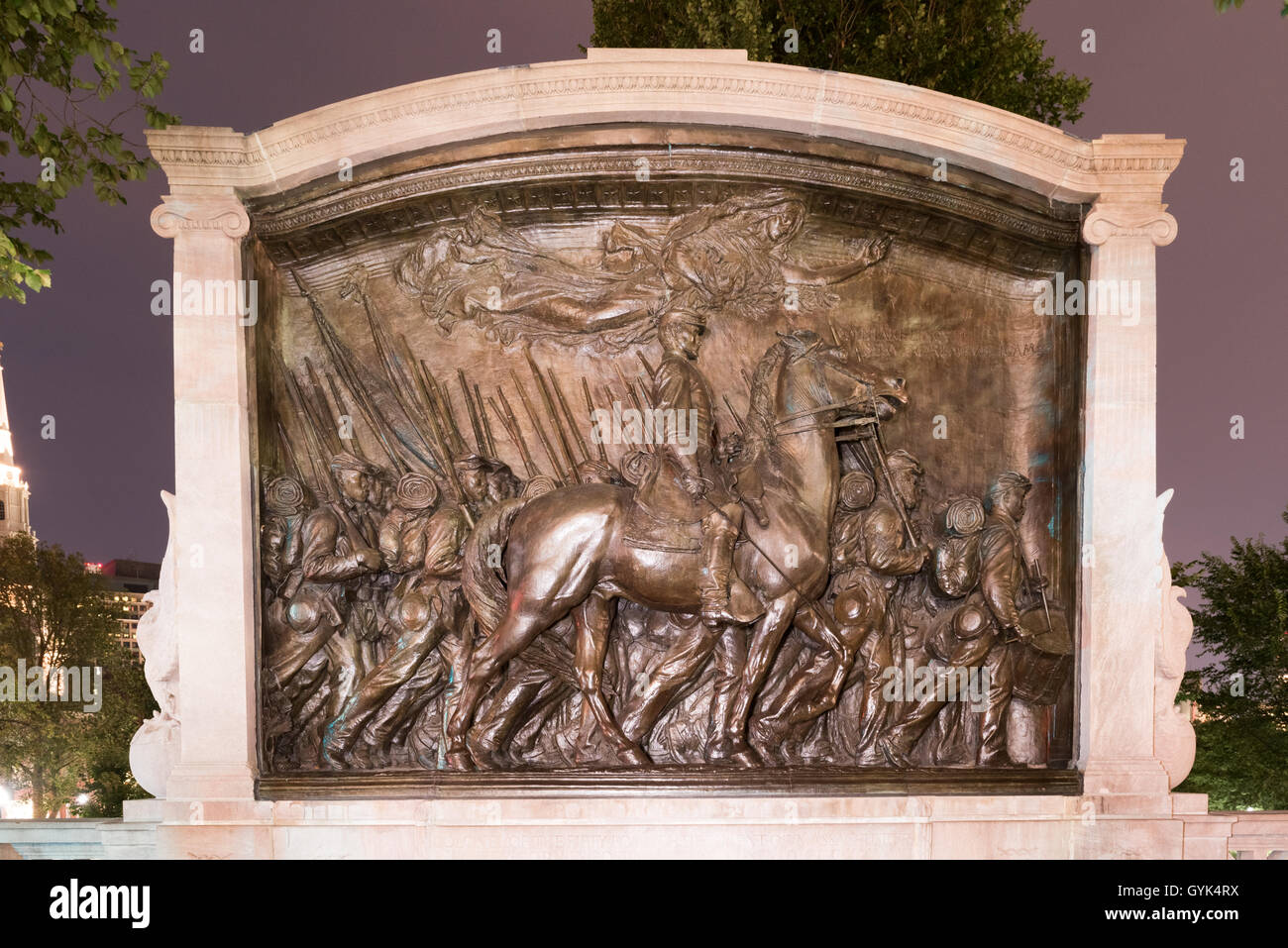 54th regiment monument shaw hi-res stock photography and images - Alamy