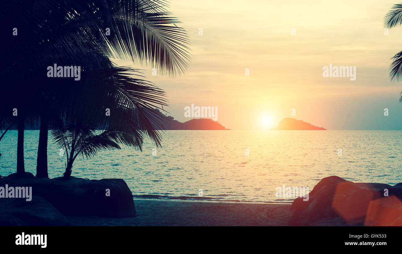 Barbados beautiful sunset hi-res stock photography and images - Alamy