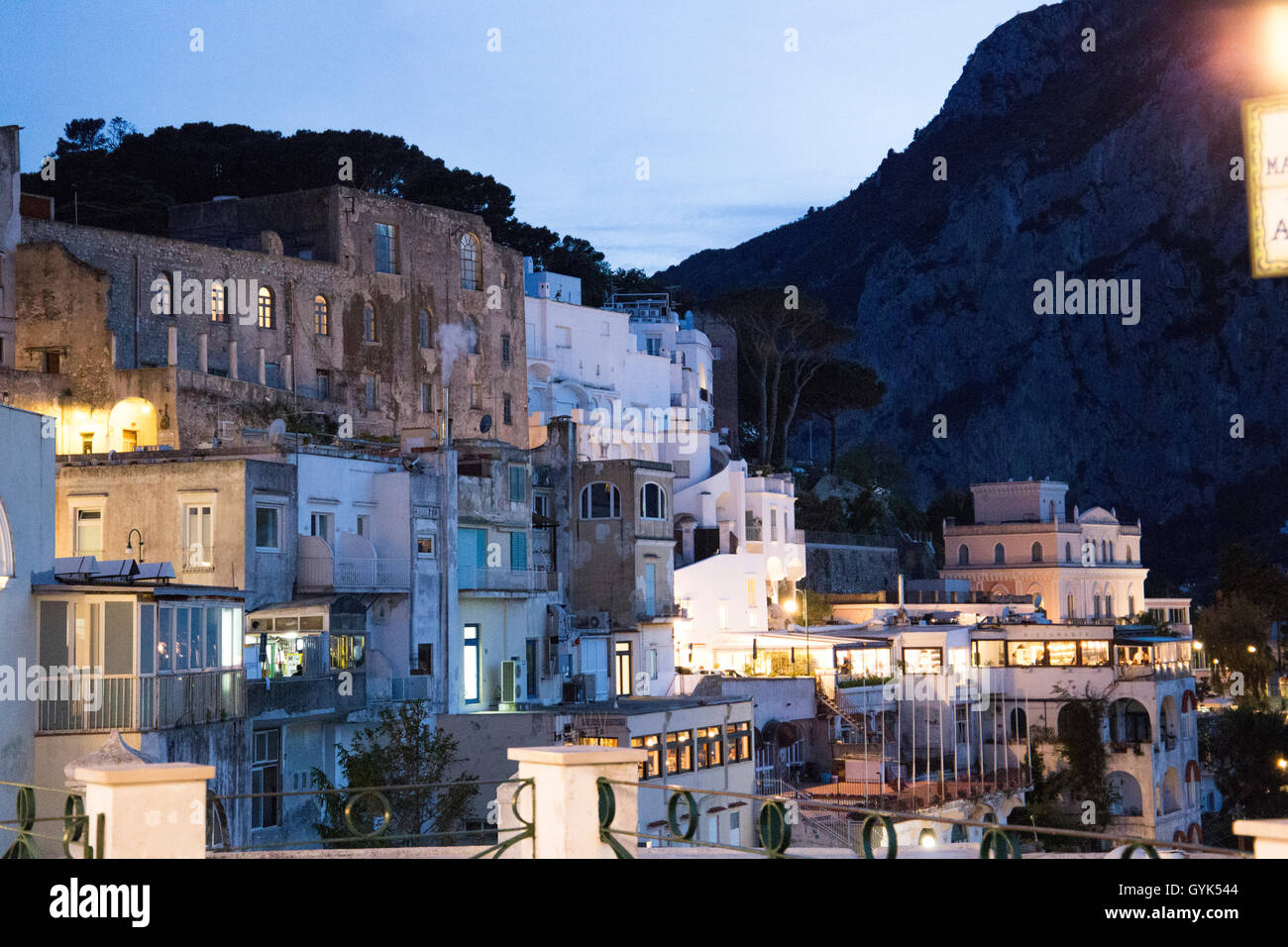 Capri night view hi-res stock photography and images - Alamy