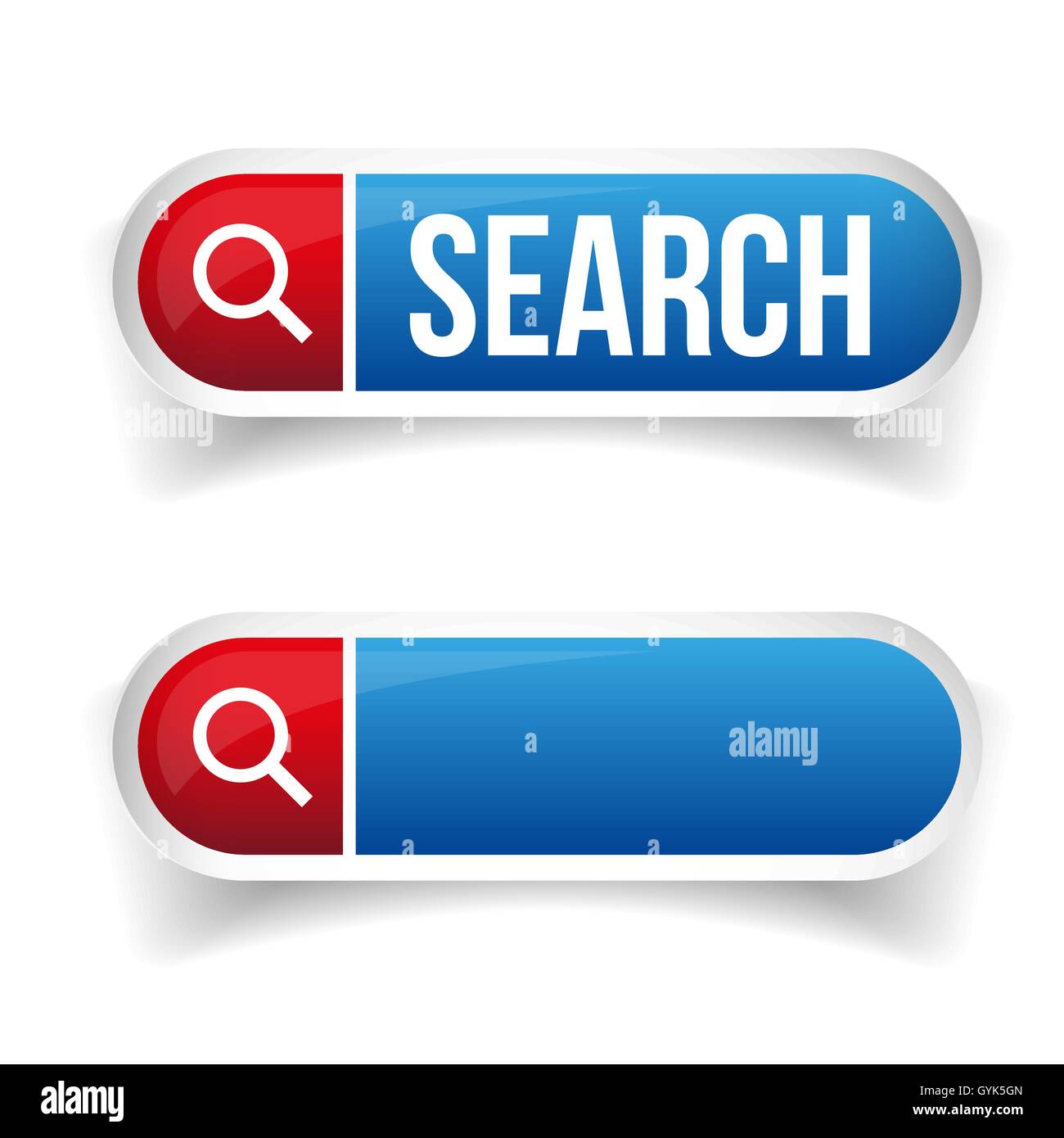 Search bar or button Stock Vector Image & Art - Alamy