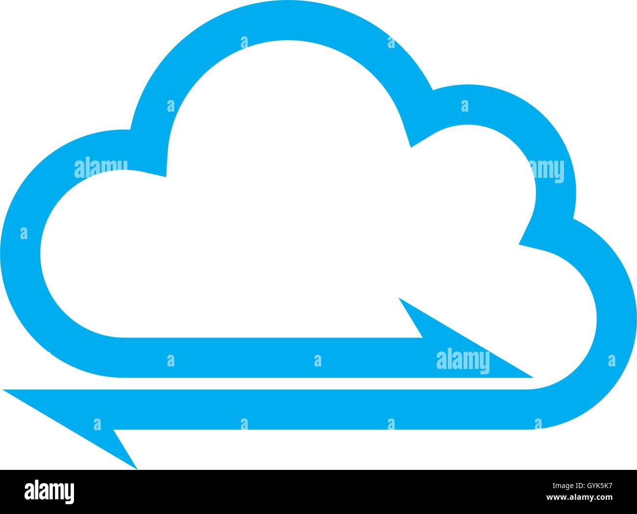 cloud Logo Template Stock Vector Image & Art - Alamy