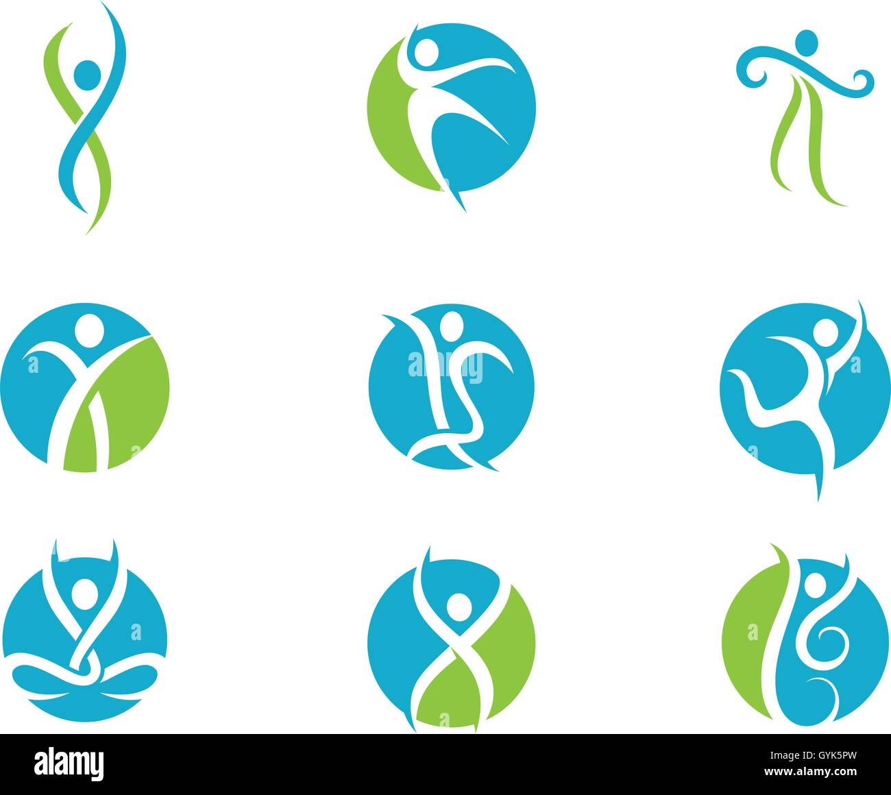 Health Logo Template Stock Vector Image & Art - Alamy