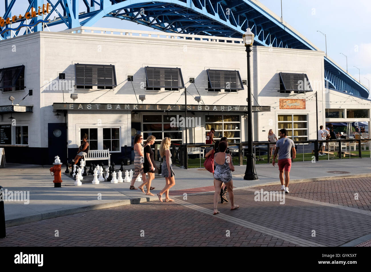 The Flats in Cleveland, Ohio Stock Photo - Alamy