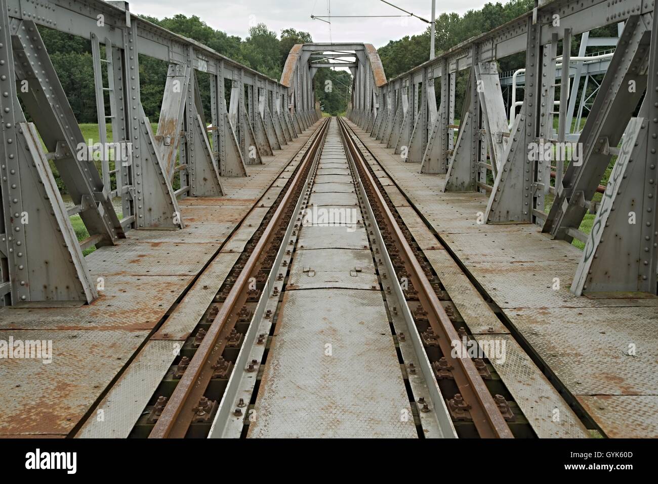 Old Railroad Bridge Stock Photo - Alamy