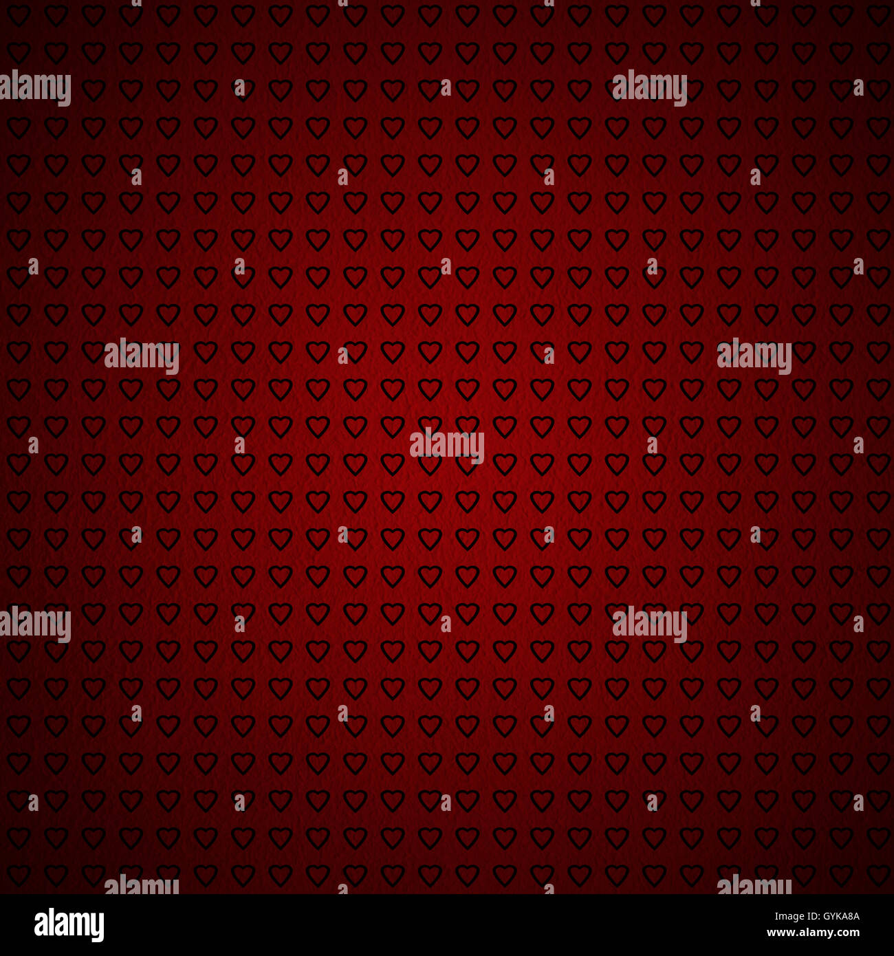 red background with hearts Stock Photo - Alamy