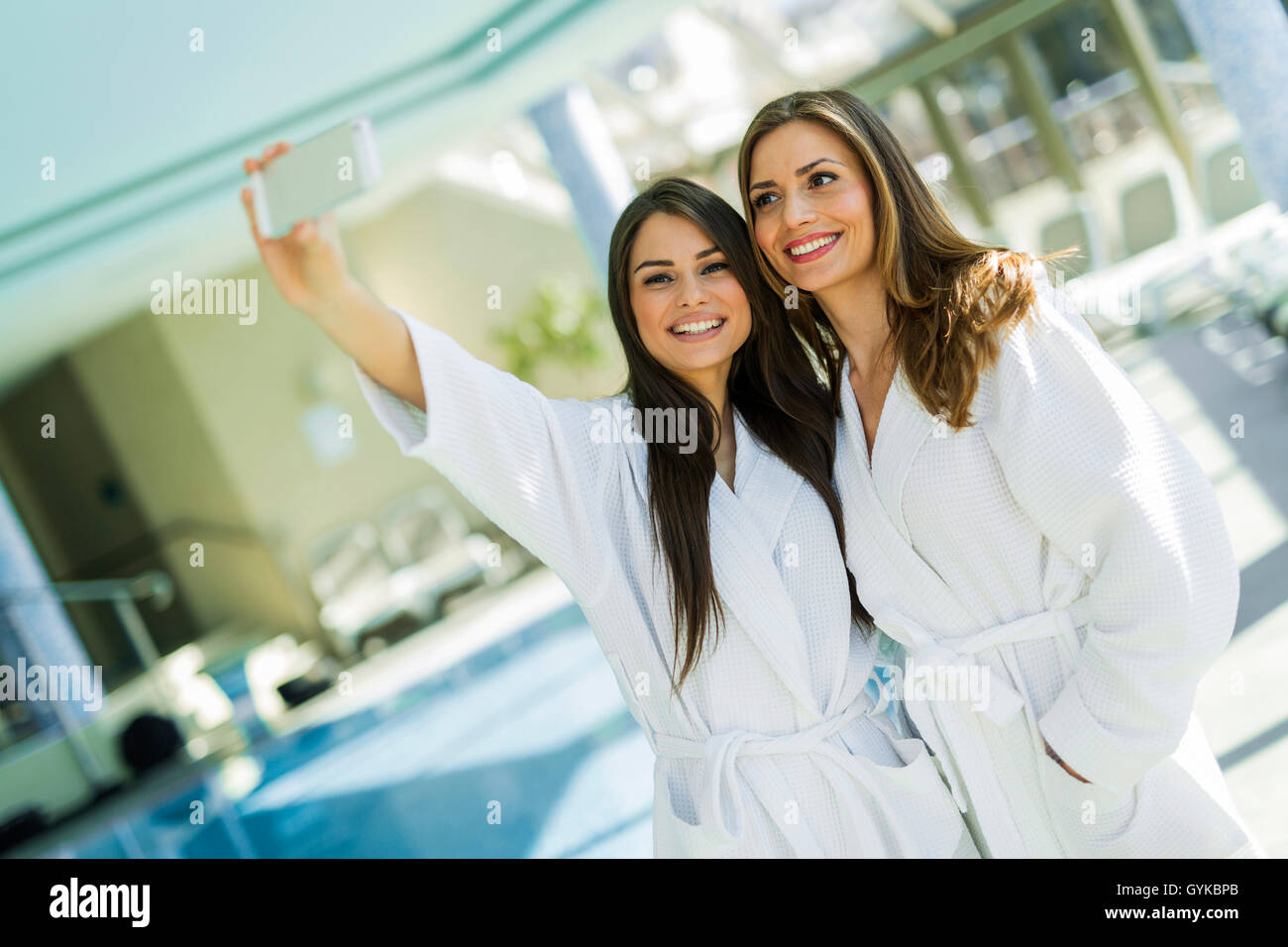 Pool selfie hi-res stock photography and images - Alamy