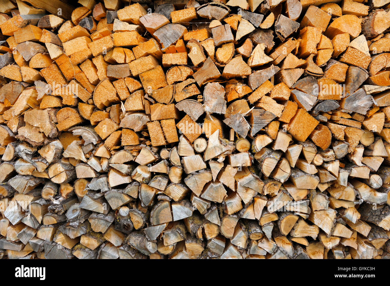 Stacked firewood bavaria germany hi-res stock photography and images ...