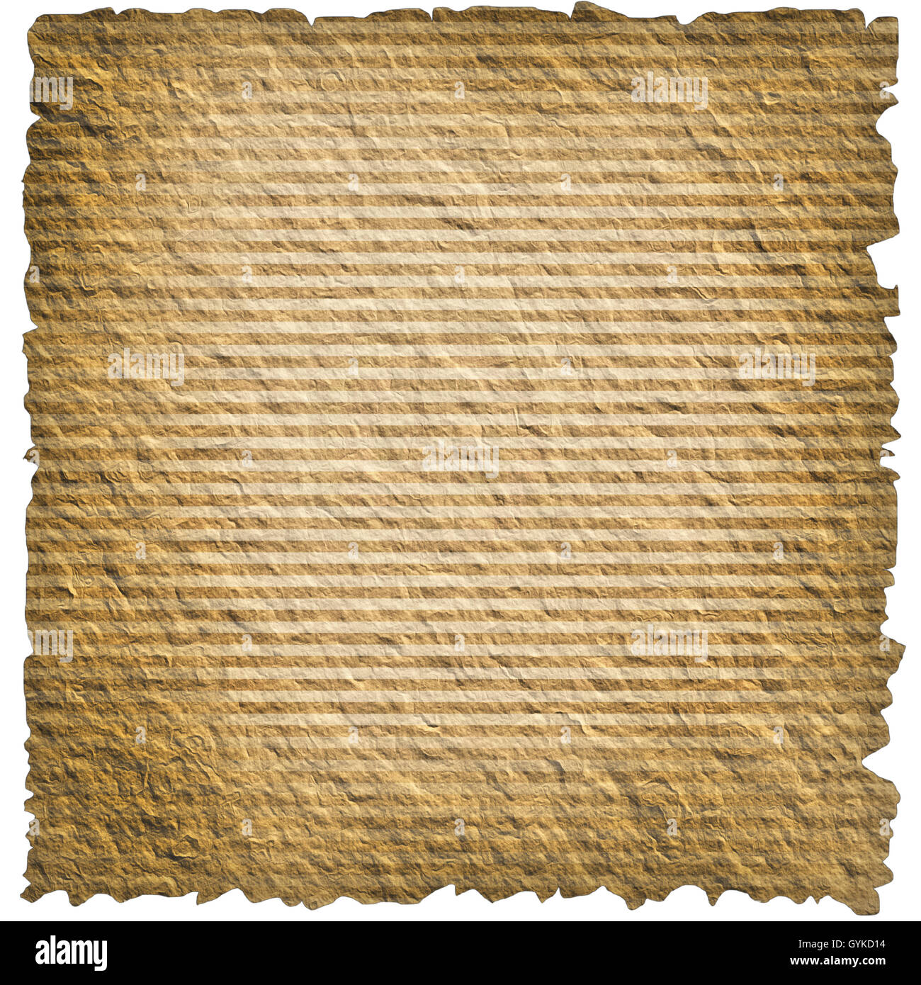 Blank vintage paper isolated on white background Stock Photo - Alamy