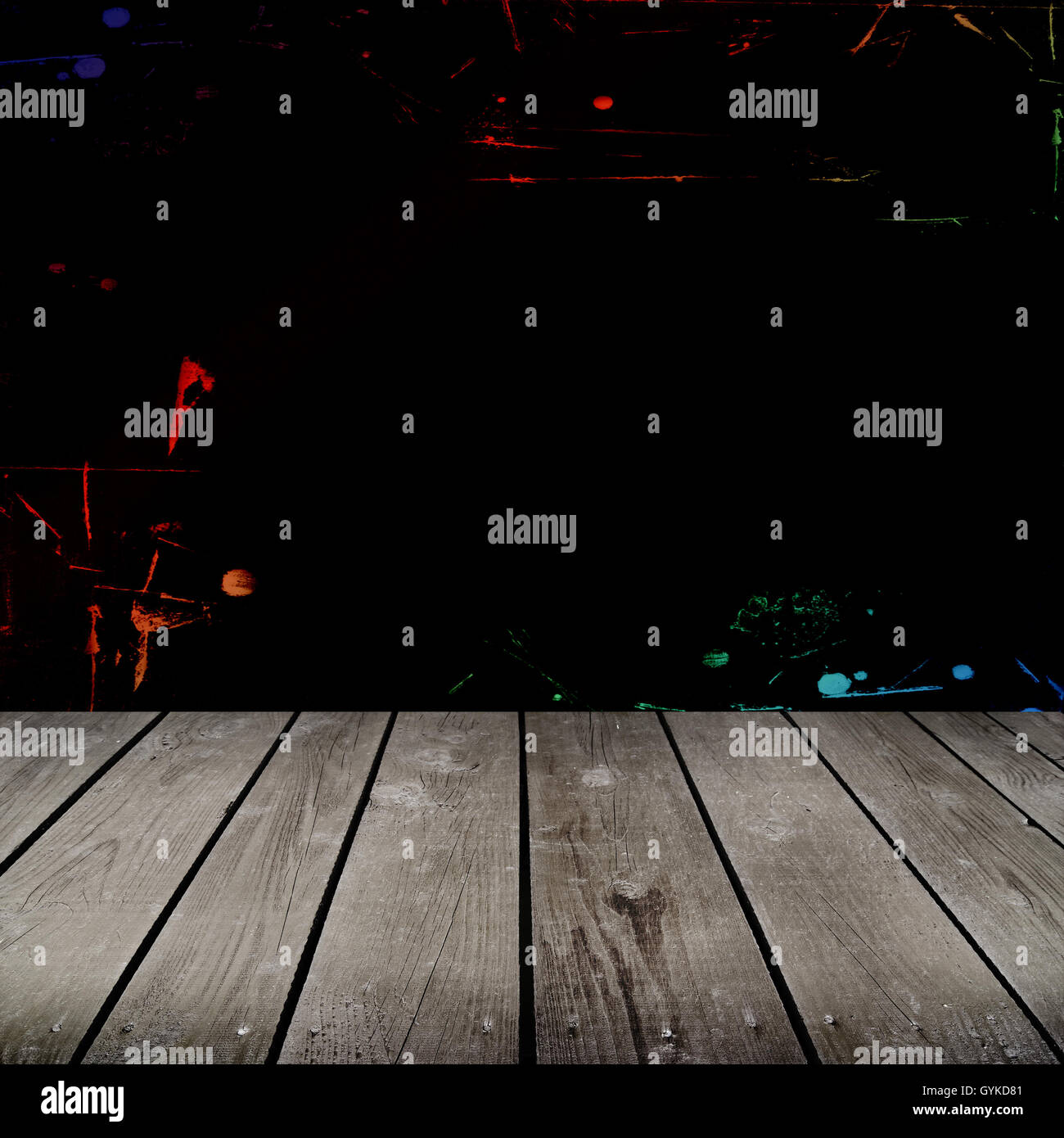 old room with wall Stock Photo - Alamy