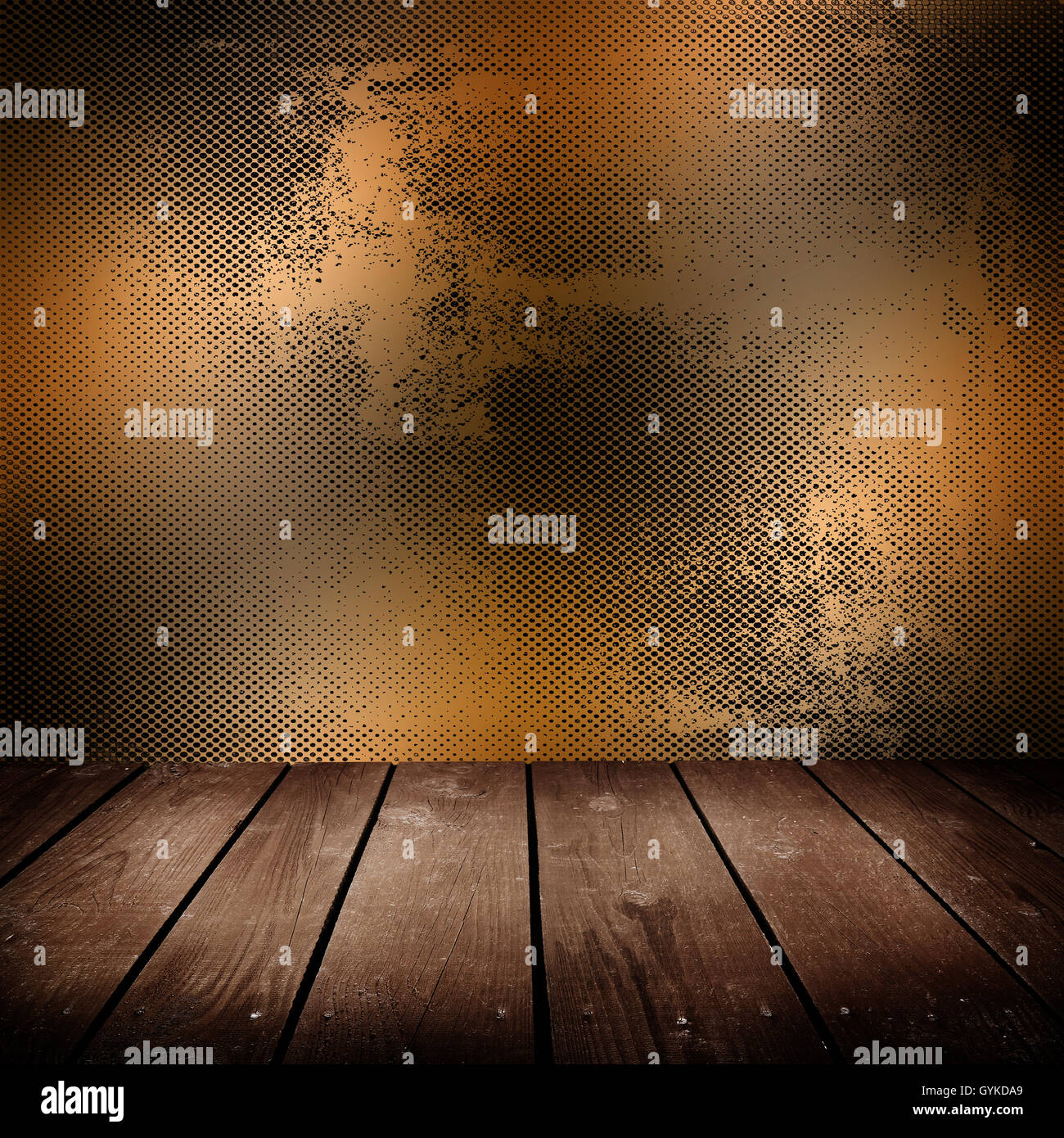 room with circle texture as wall Stock Photo - Alamy