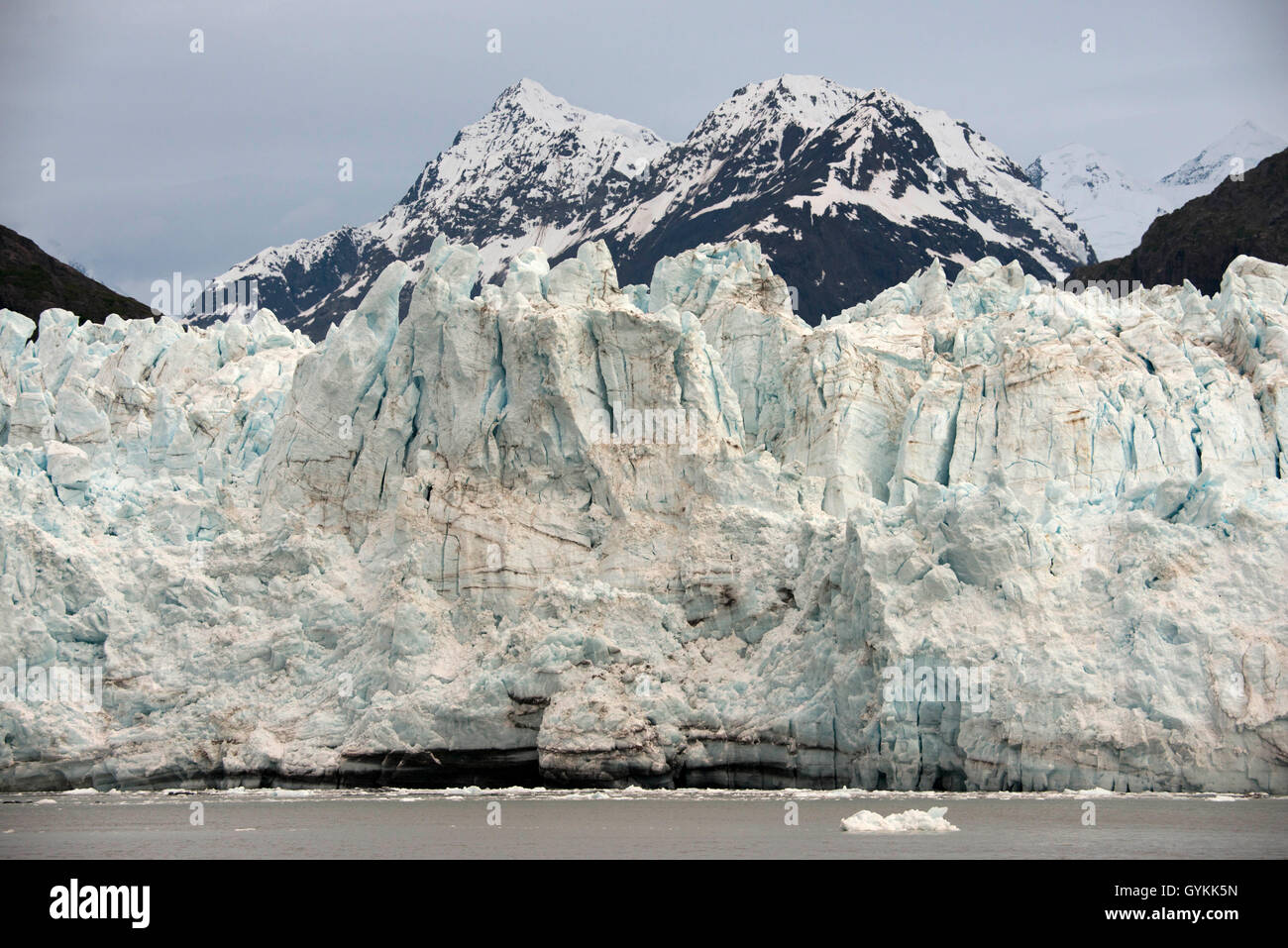 The Margerie Glacier and Mount Fairweather in Glacier Bay National Park ...