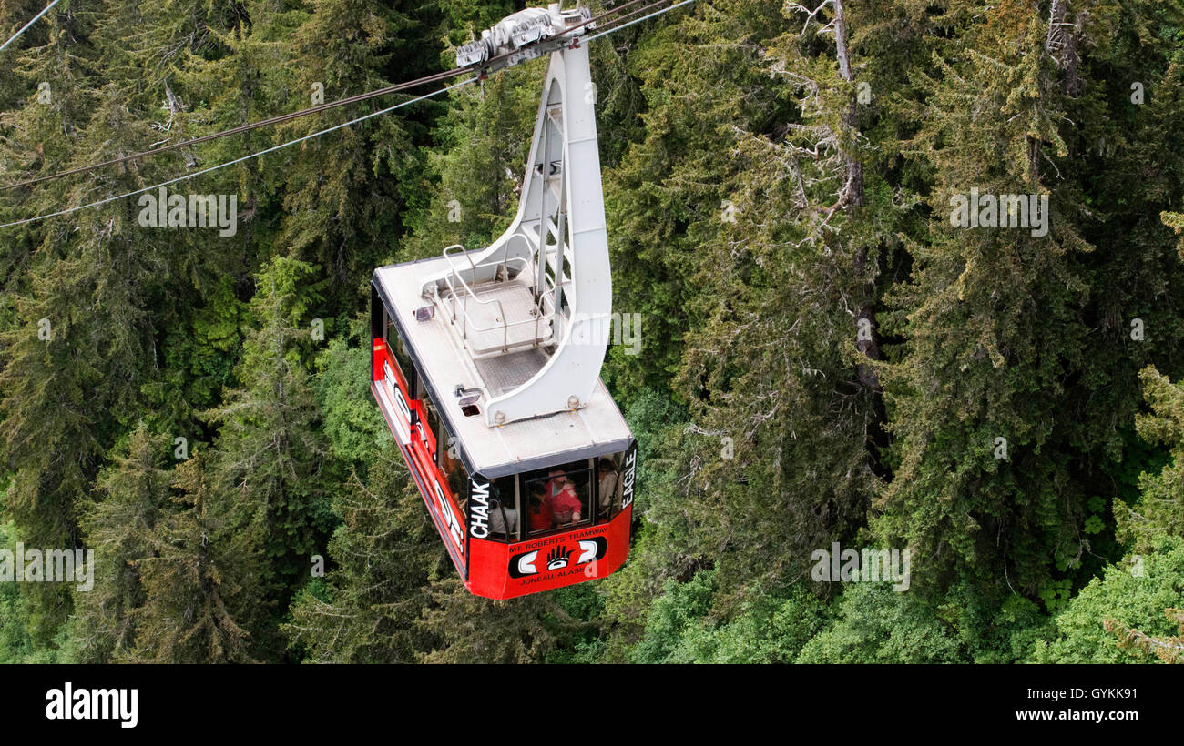 Mount Roberts Tramway in Juneau dock, Alaska, USA. Cruise Ship Terminal ...