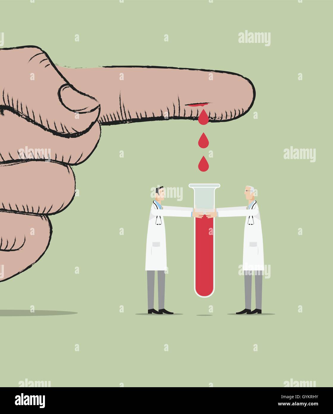 Blood donor team Stock Vector Images - Alamy