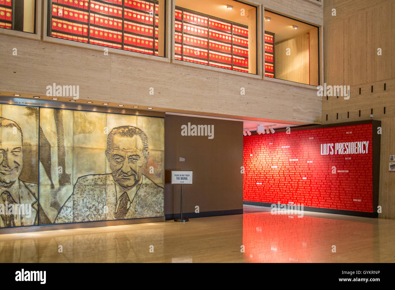 The Lyndon Baines Johnson Library and Museum in Austin, Texas Stock ...