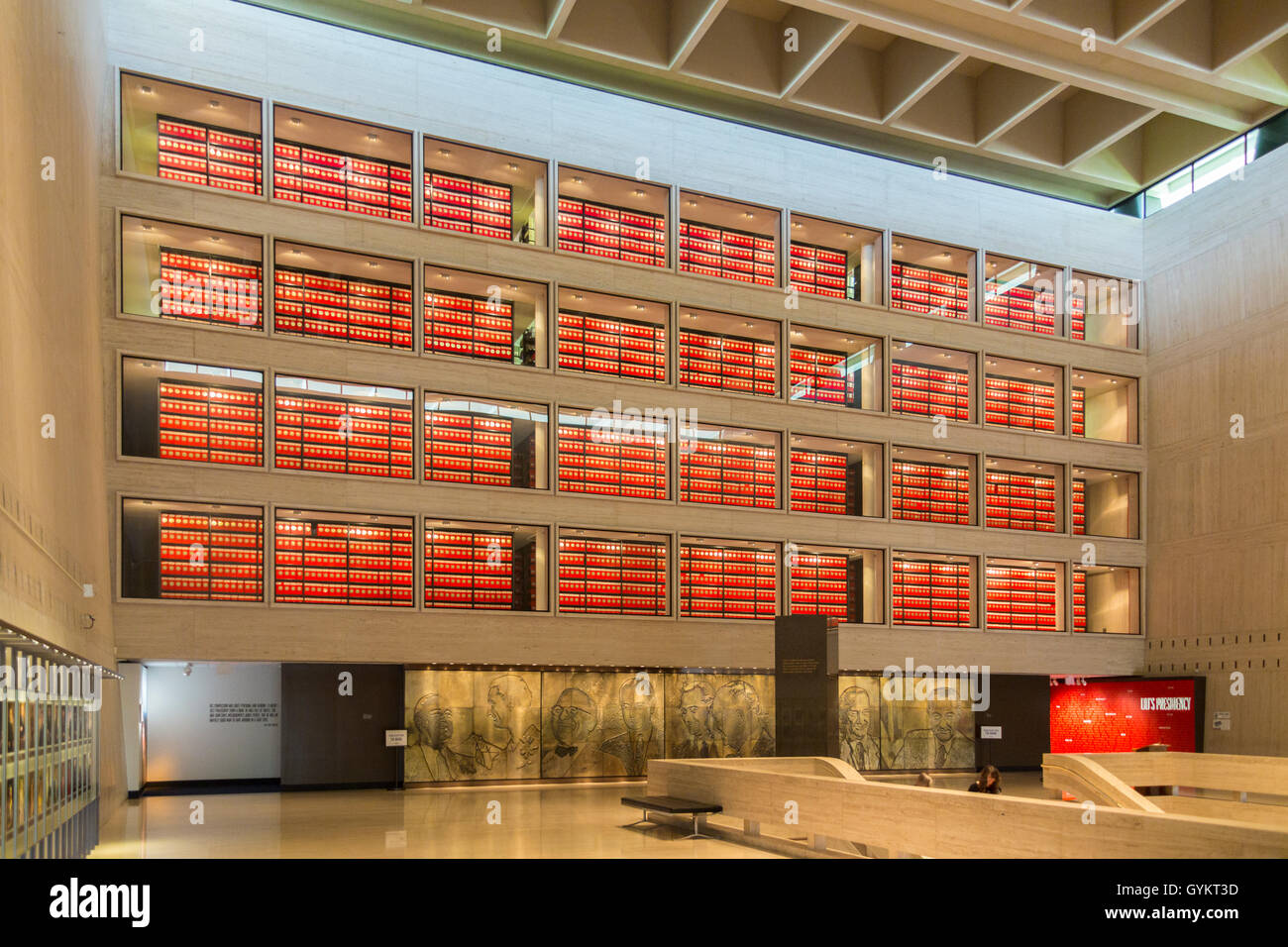 The Lyndon Baines Johnson Library and Museum in Austin, Texas Stock ...