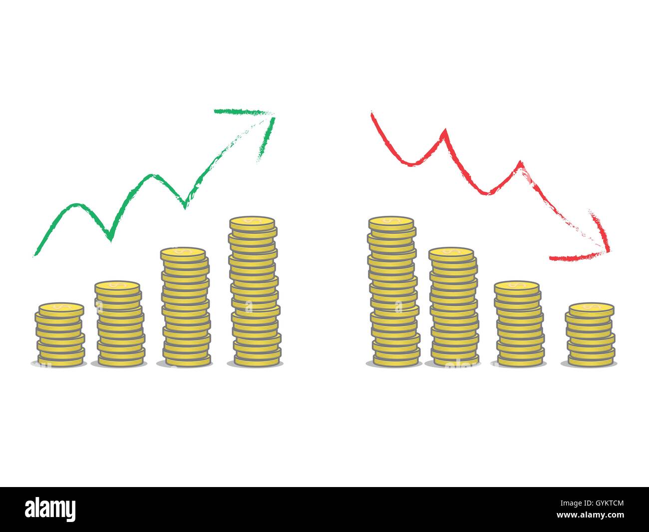 Loss of yield Stock Vector Images - Alamy