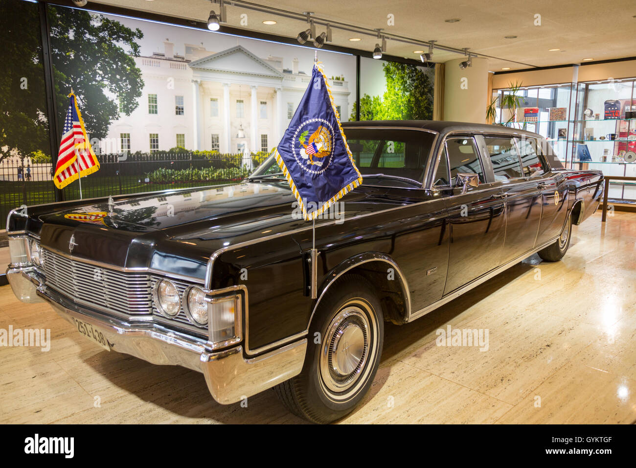 Lyndon Baines Johnson's presidential limousine Stock Photo - Alamy