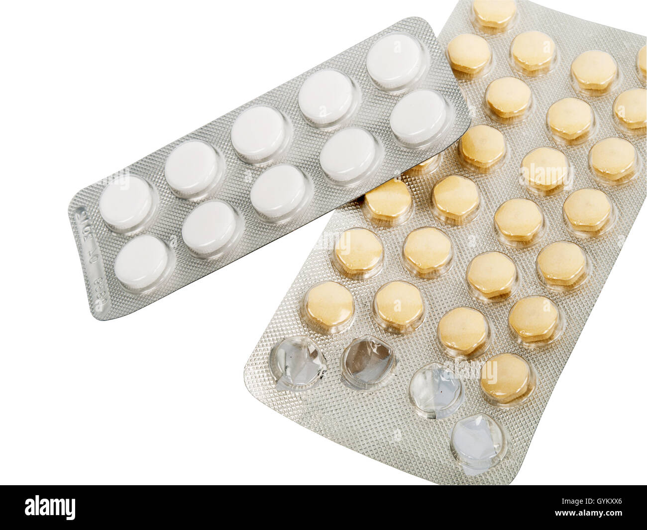 Foil blister pack pills hi-res stock photography and images - Alamy