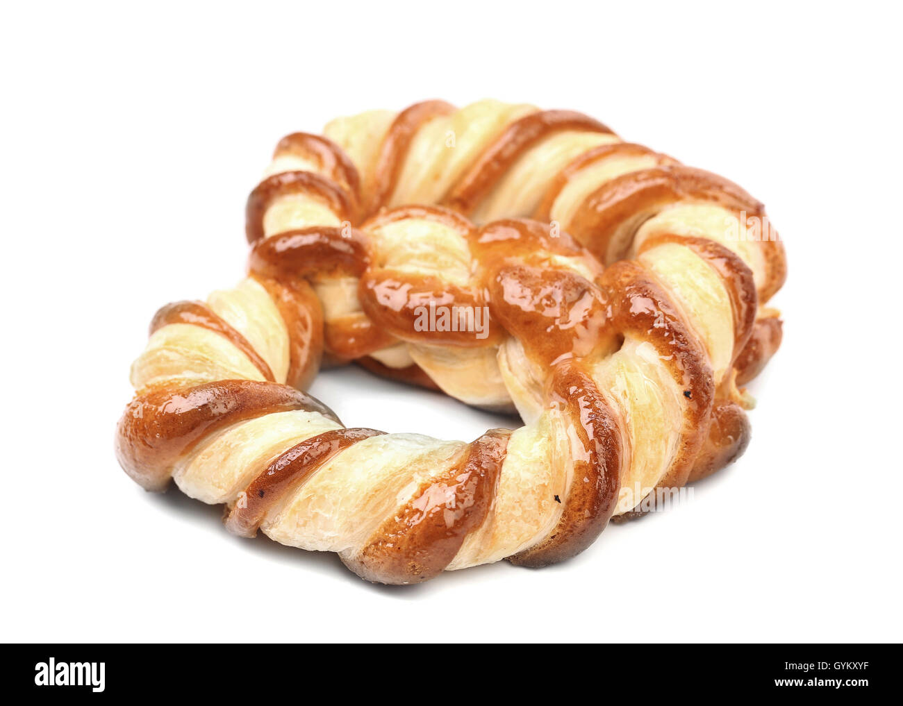 Delicious knot-shaped biscuits Stock Photo - Alamy