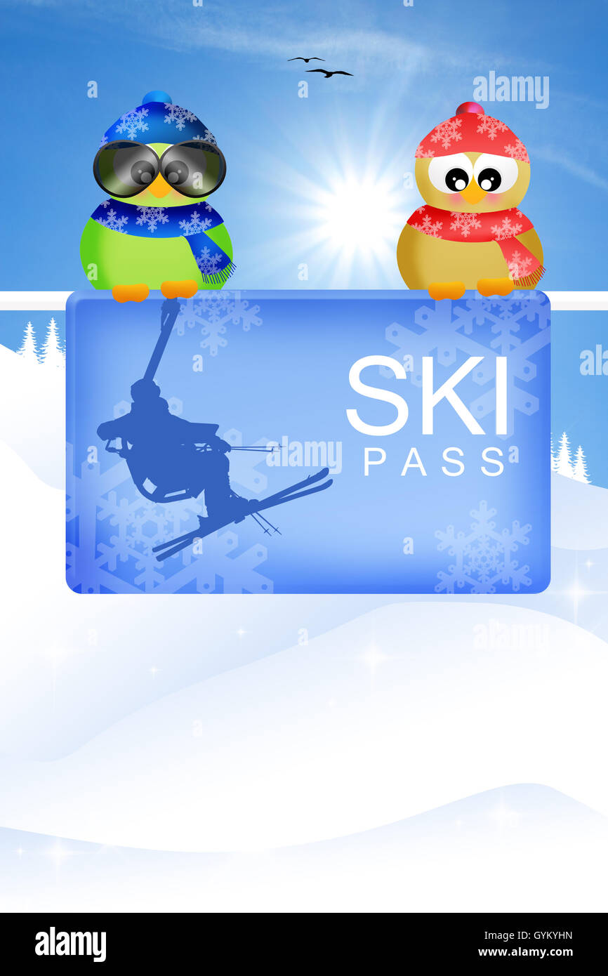 Skipass card hi-res stock photography and images - Alamy