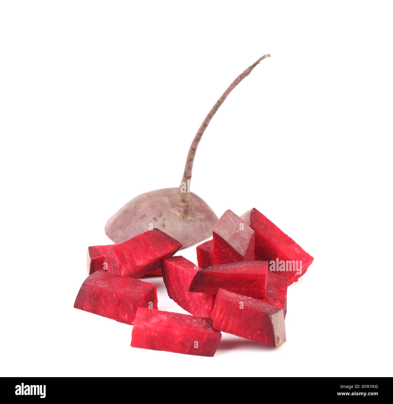 Small pieces of beetroot Stock Photo - Alamy
