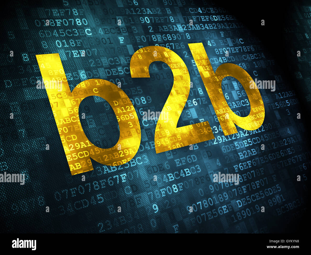 Business concept: B2b on digital background Stock Photo - Alamy