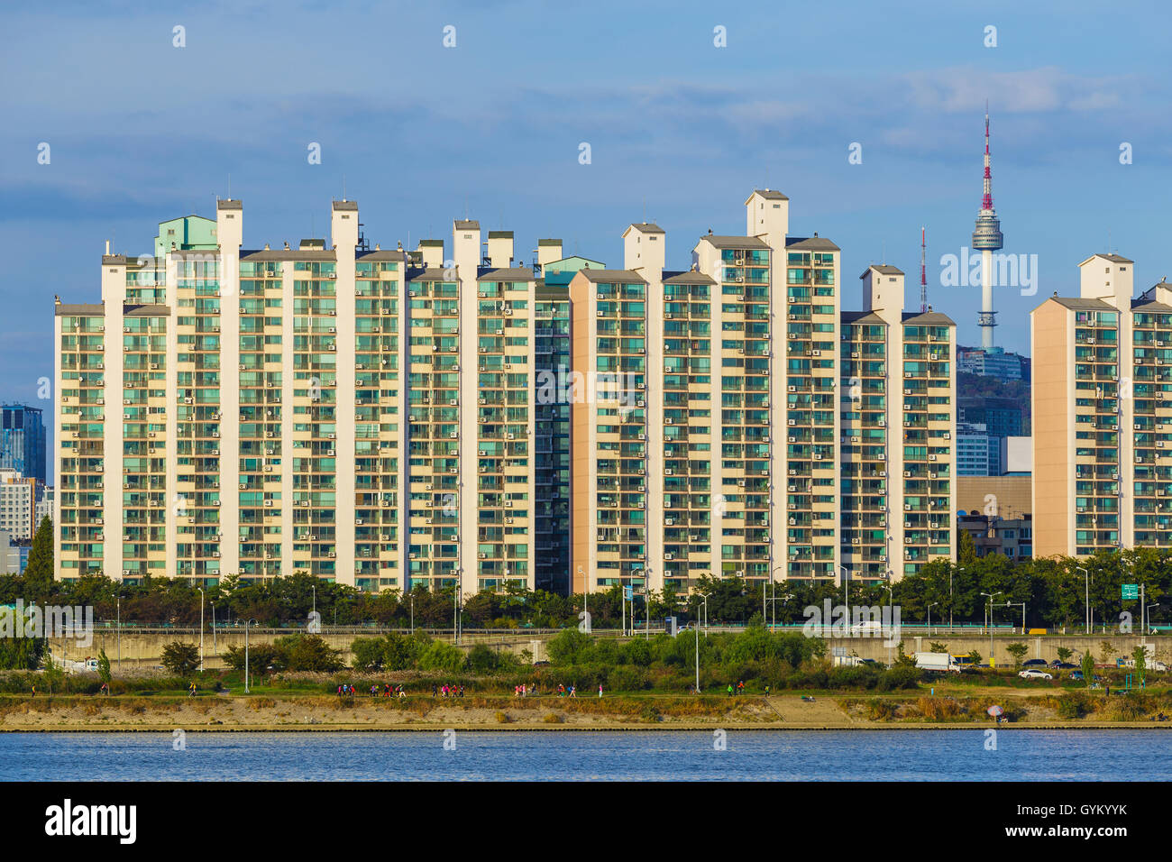 Seoul cityscape in South Korea Stock Photo - Alamy