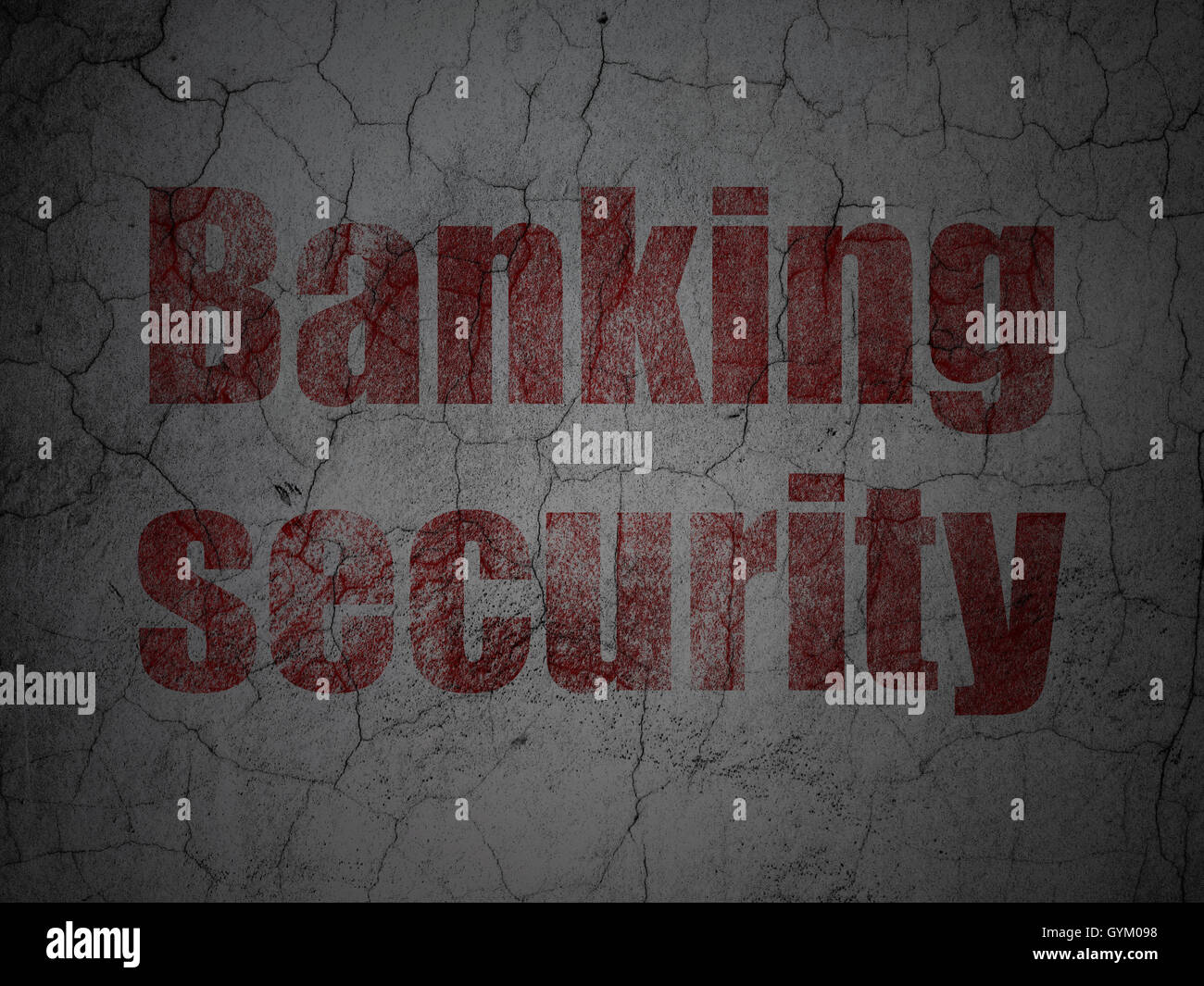 Security concept: Banking Security on grunge wall background Stock ...