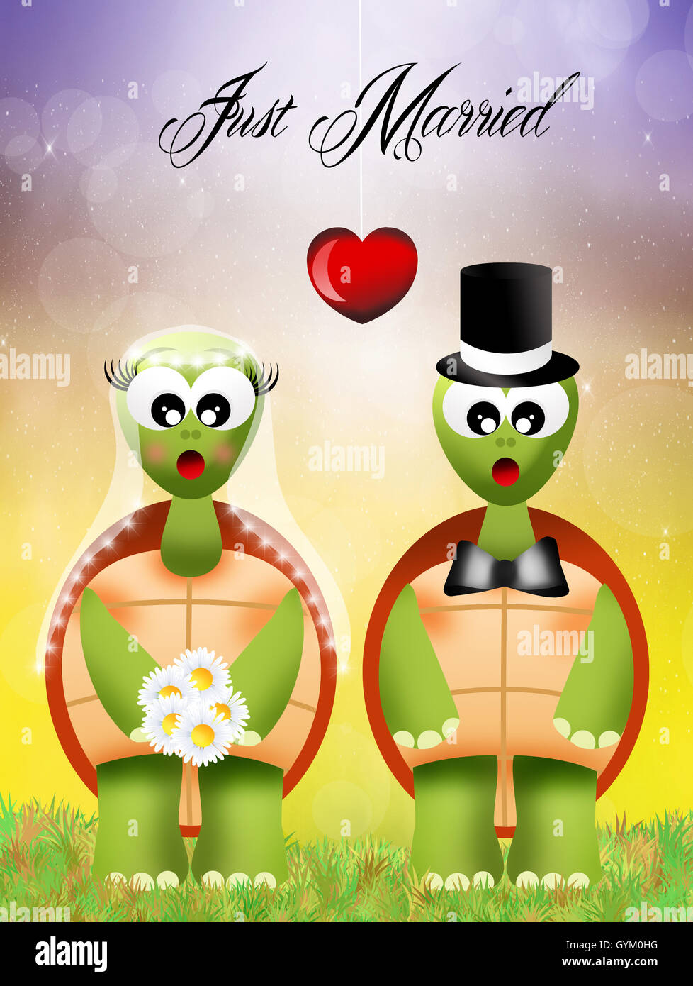 turtles in love Stock Photo - Alamy