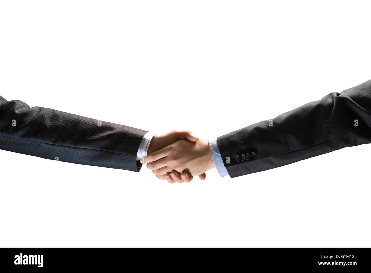 handshake between two businessmen Stock Photo - Alamy