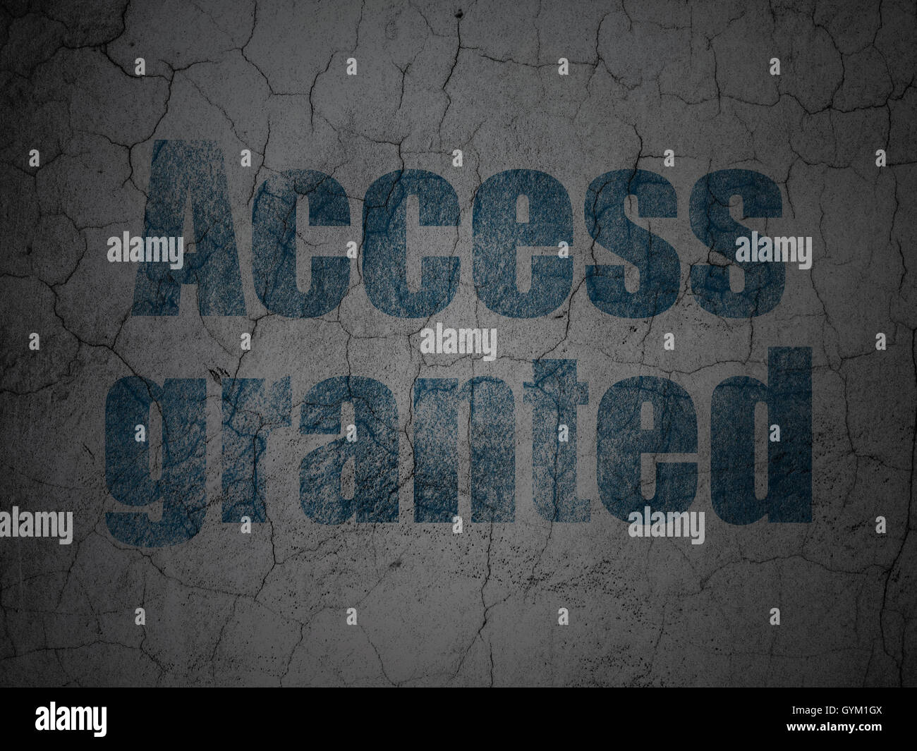 Privacy concept: Access Granted on grunge wall background Stock Photo ...