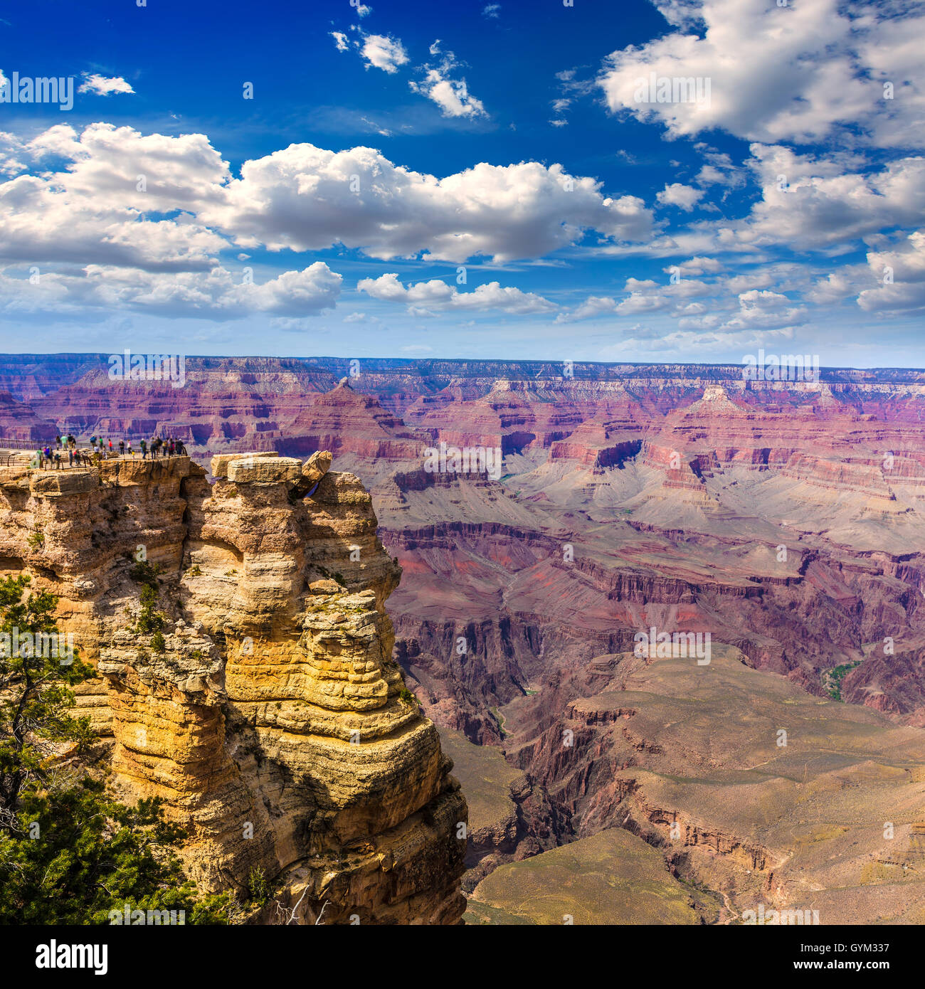 Arizona Grand Canyon Park Mother Point and Amphitheater Stock Photo - Alamy
