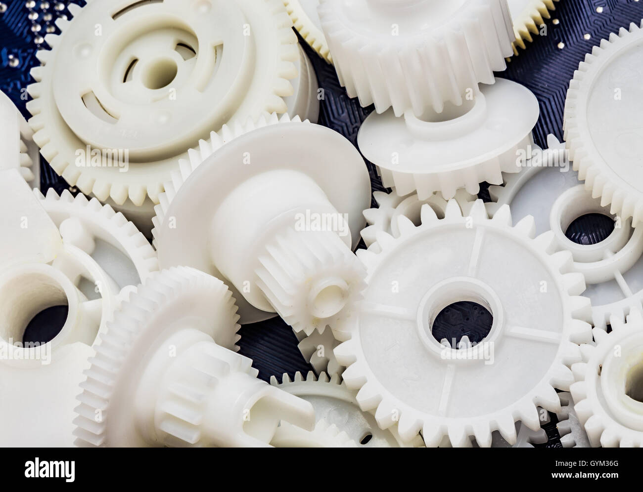 The plastic gear Stock Photo - Alamy