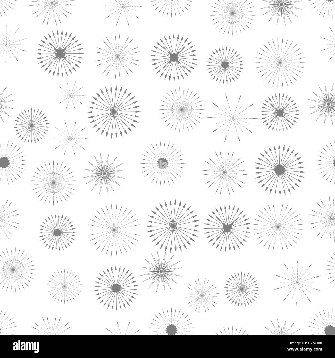 Set of Starbursts Symbols Seamless Pattern Stock Vector Image & Art - Alamy