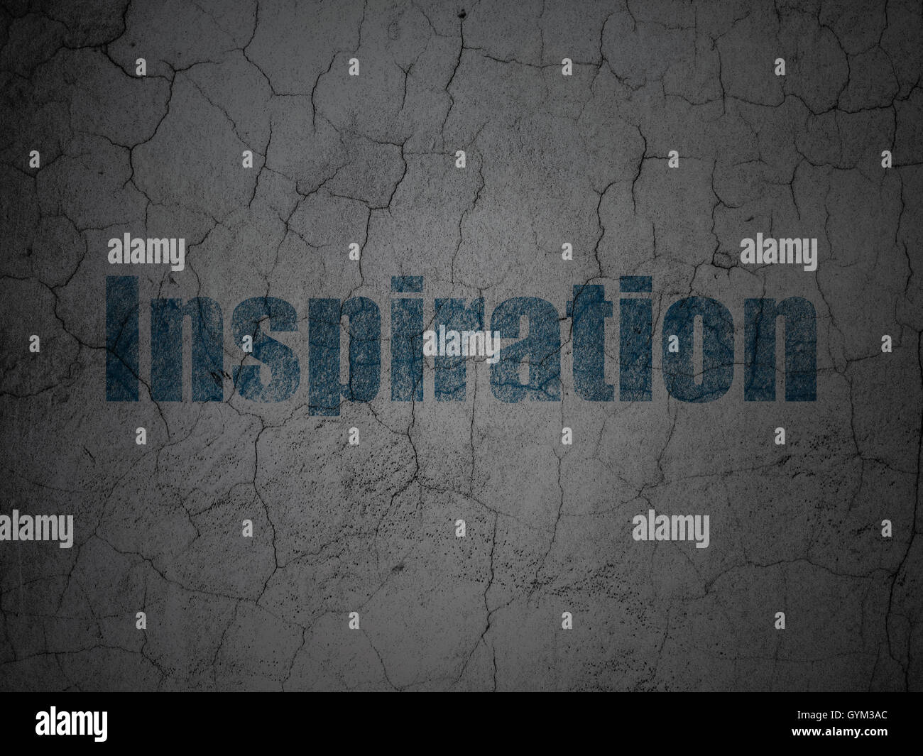 Marketing concept: Inspiration on grunge wall background Stock Photo ...