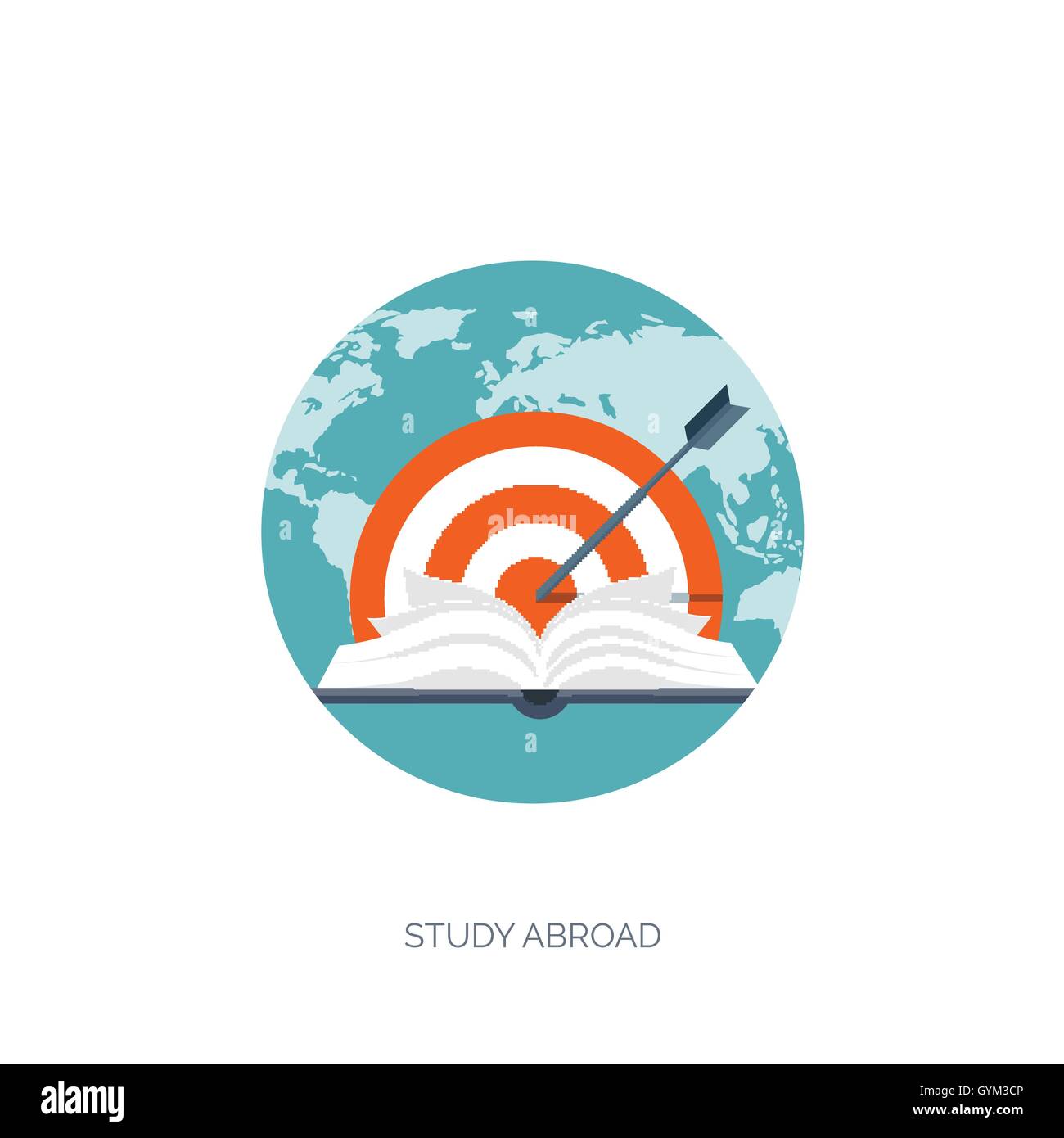 Vector illustration. Flat header.Distance education, learning. Online ...