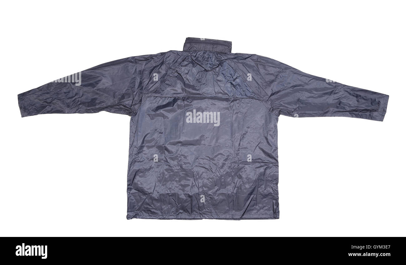 Waterproof gray jacket Stock Photo - Alamy