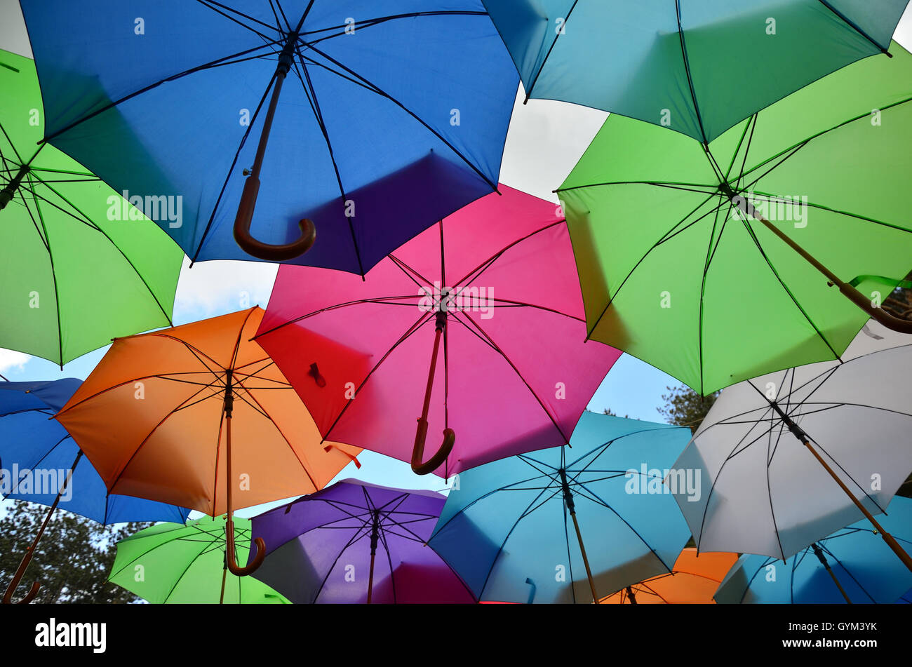 The umbrella opened pattern hi-res stock photography and images - Alamy