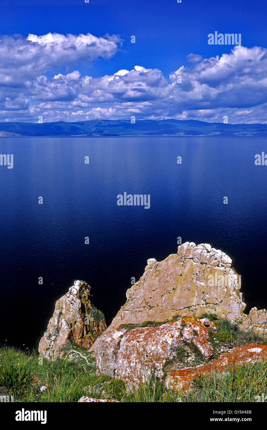 Pribaikalski National Park, Olkhon Island, Lake Baikal. Olkhon Islands ...