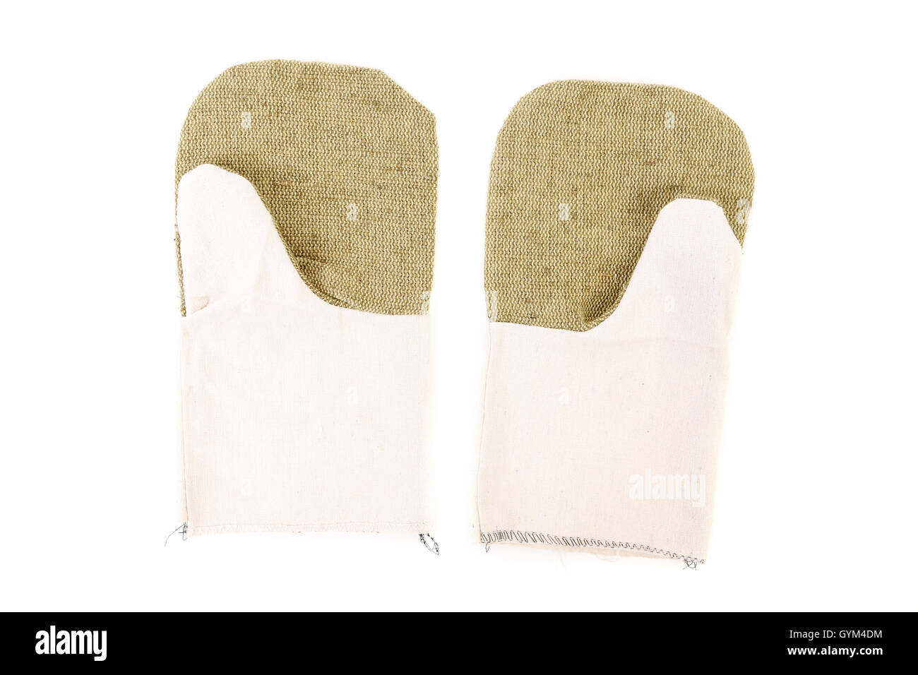 Pair of working mittens Stock Photo - Alamy
