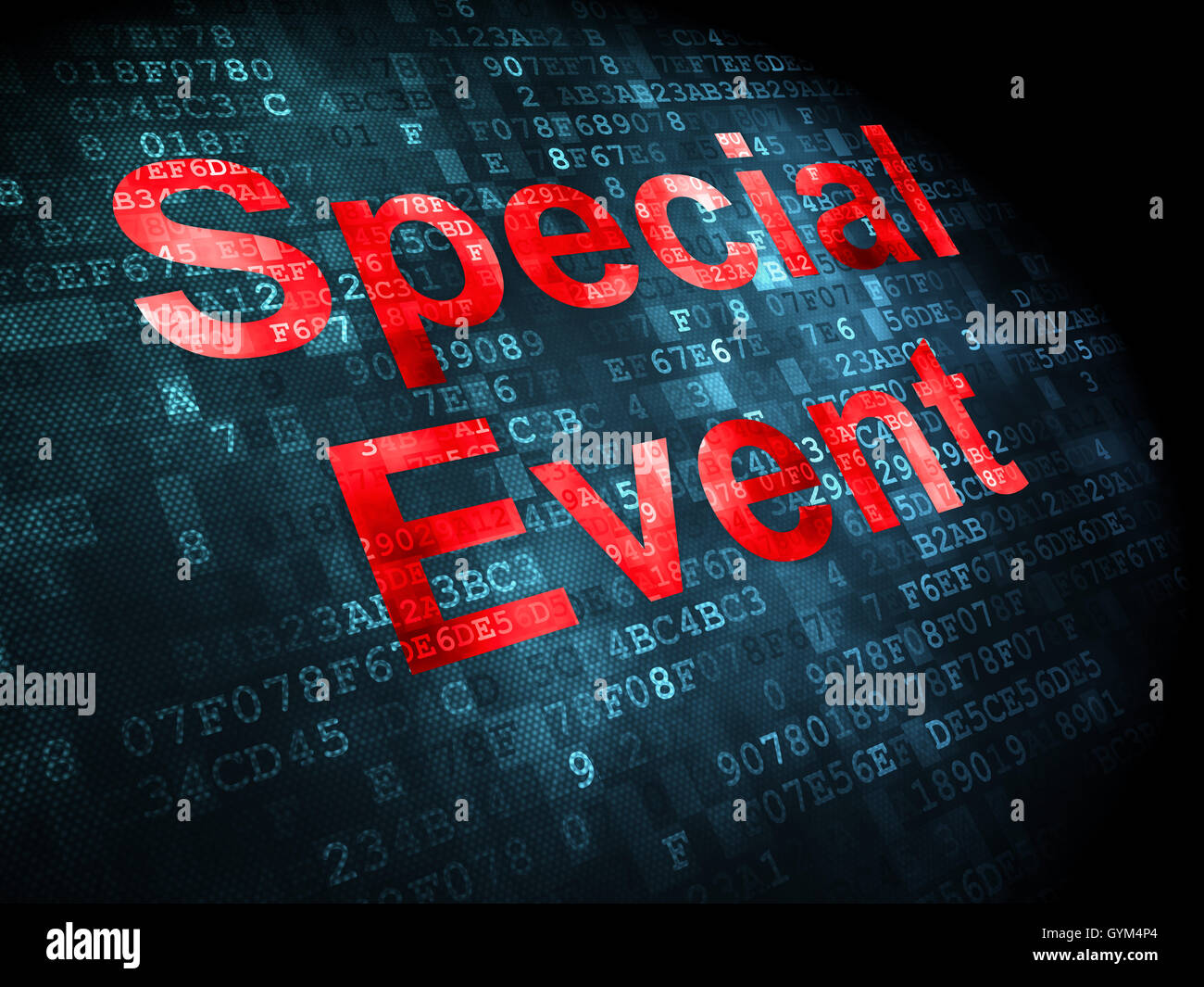 Business concept: Special Event on digital background Stock Photo - Alamy
