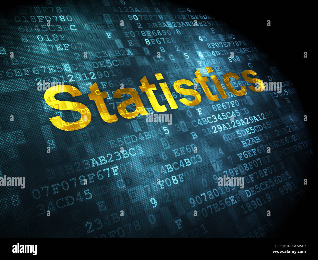 Finance concept: Statistics on digital background Stock Photo - Alamy