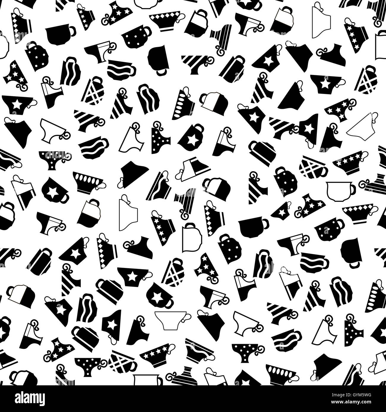 Coffee beans cups Black and White Stock Photos & Images - Alamy