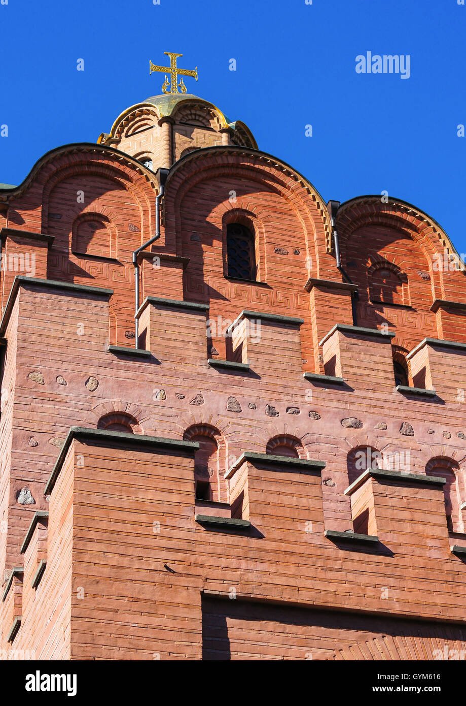 Golden Gate of Kiev , Ukraine . Ancient medieval gate Stock Photo - Alamy