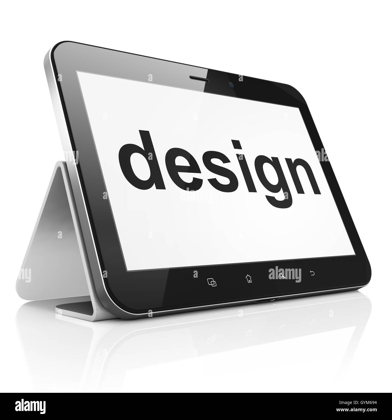 Marketing concept: Design on tablet pc computer Stock Photo - Alamy